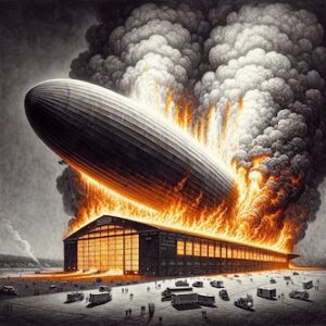 English Newsroom: Historic World War Two-Era Blimp Hangar Engulfed in ...