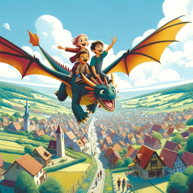 ESL Short Stories for Kids: The Friendly Dragon