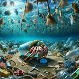 English Newsroom: Hermit Crabs Worldwide Using Plastic Waste as Shells