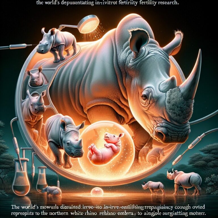 English Newsroom: Scientists Achieve World's First IVF Rhino Pregnancy