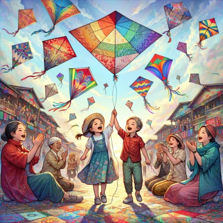 ESL Short Stories for Kids: The King of the Kites
