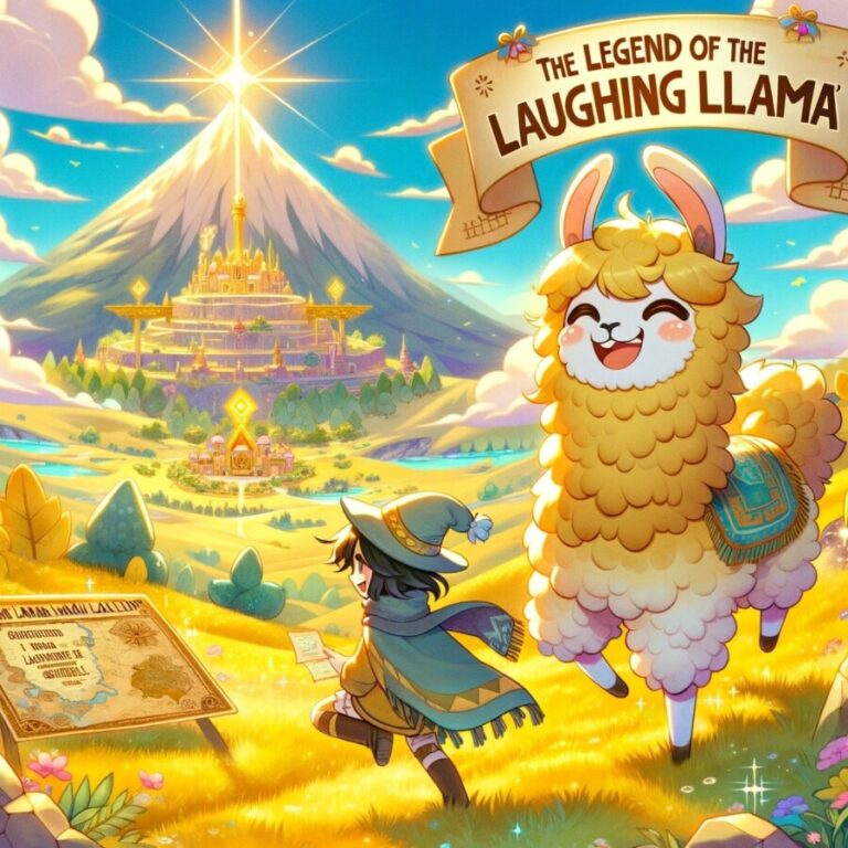 ESL Short Stories for Kids: The Legend of the Laughing Llama