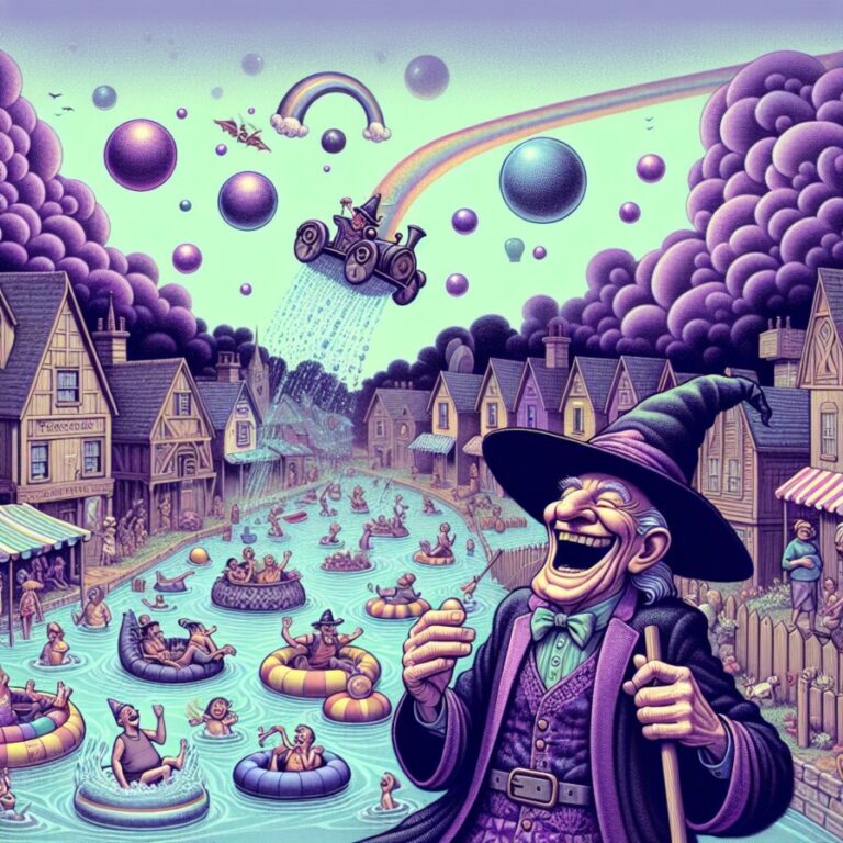 ESL Short Stories for Kids: The Wizard's Wacky Weather Machine