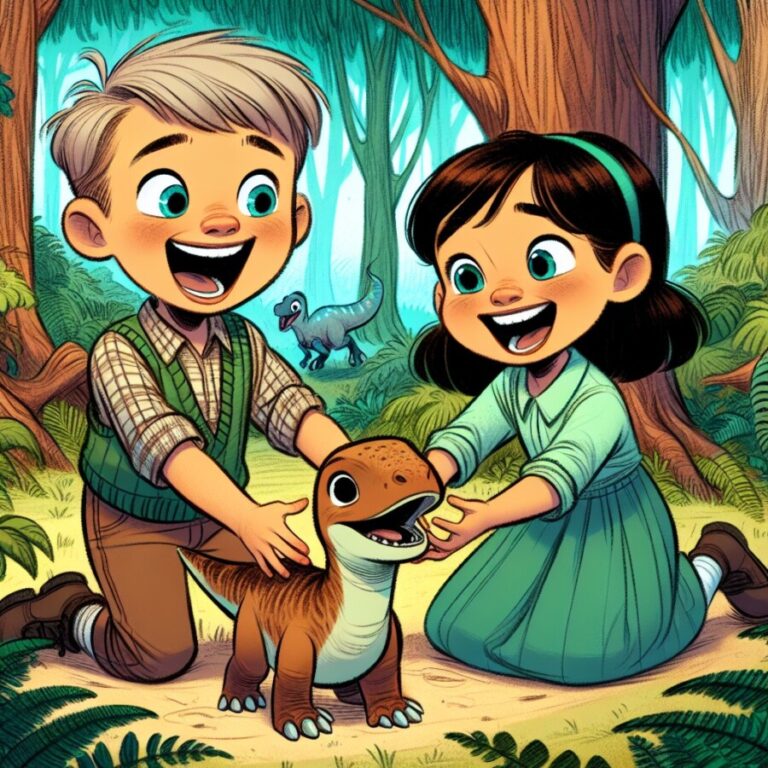 ESL Short Stories for Kids: The Dinosaur Egg