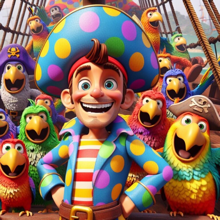 ESL Short Stories for Kids: The Polka-Dot Pirate