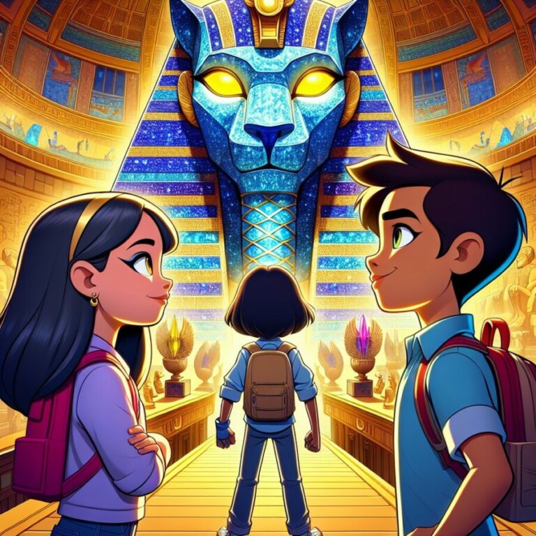 ESL Short Stories for Kids: The Secret of the Sapphire Sphinx